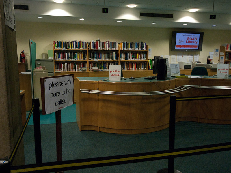 Transforming the SOAS Library: a timeline